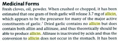 Healing Properties of Allicin, The Heart of Garlic